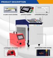 China Portable welding machine - Small laser welding machine - 220V stainless steel multi-functional metal rust removal, cutting and welding machine manufacturer for sale