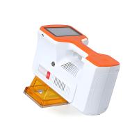 China Portable Handheld Laser Fiber Marking Machine Touch Screen Lithium Battery Printer with DXF Graphic Format Support New Condition for sale