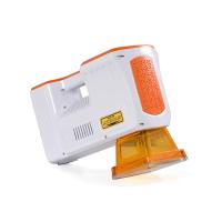 China Portable Handheld Laser Fiber Marking Machine Touch Screen Lithium Battery Printer with DXF Graphic Format Support New Condition for sale