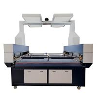 China Panorama Digital Printed Sportswear Embroidery LASER Cutting Machine New Core Bearings AI for Badge Lace Curtain Swimsuit Fabric for sale