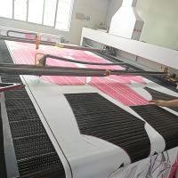 China Panorama Digital Printed Sportswear Embroidery LASER Cutting Machine New Core Bearings AI for Badge Lace Curtain Swimsuit Fabric for sale