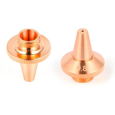 China LCKNN01/02 Professional Factory 0.8-4.0mm 19mm 15.1mm Nozzle M8 H19 D15 Single Double Layer Laser Tube Cutting Nozzle New for sale