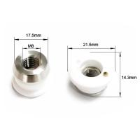 China 3000W Ospri Laser Ceramic Ring Nozzle Holder M8 H14.3 3D Nozzle Holder for 1064nm Cutting Head for sale