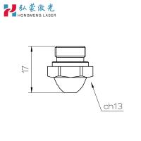 China Centricut Laser Cutting Nozzle H17 M10mm BY319-1899X BY319-1903X Parts for Bytronic New Condition 3000W Power Competitive Price for sale