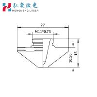 China LHAN07 High-Speed Single Layer Nozzle D28mm M11 Hypersonic Fast Cutting for High Power Laser Cutting Machine New Condition for sale