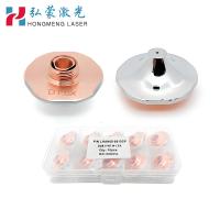China LHAN08 High Speed Fast Cutting Nozzle Double Layer Chrome Plated D28mm M11 for High Power High Speed Laser Cutting Machine New for sale