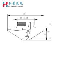China Hexagon Bodor Laser Nozzle LBDN01/02 High Speed Cutting D32mm M14 for Single Layer New Condition for Bodor Fiber Cutting Machine for sale