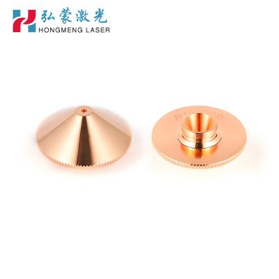 China LPTN01 D28 M11 H15 Copper Chrome Plated Fiber Laser Cutting Nozzle for Precitec WSX Han's Laser Head for sale