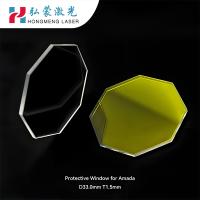 China Raysoar New D19*1.0 D33*1.5 D45*3mm Octagonal Fiber Laser Protective Window Laser Protection Lens for Amada Consumables for sale