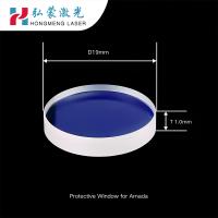 China Raysoar New D19*1.0 D33*1.5 D45*3mm Octagonal Fiber Laser Protective Window Laser Protection Lens for Amada Consumables for sale