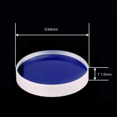 China New 34*1.5mm Laser Protection Window Fiber Laser Protective Lens for Bytronic Laser Cutting Machine for sale