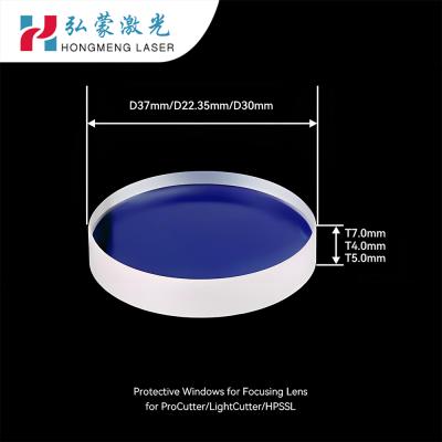 China Precitec Laser Protective Lens 37*7 21.5*2 22.35*4 Window for 1064nm Wavelength New Condition Laser Cutting Head for sale