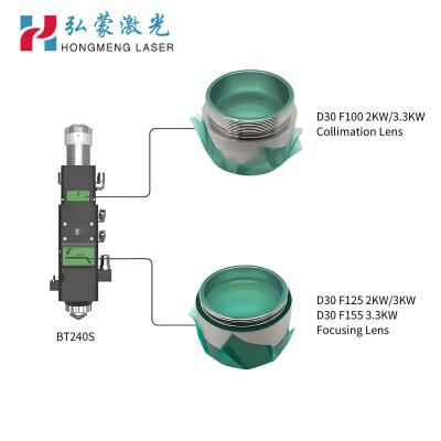China Raytools Original D30 F100 Laser Collimator Lens New D30 F125/F155 Laser Focusing Lens BT240S BT240 Cutting Head for sale