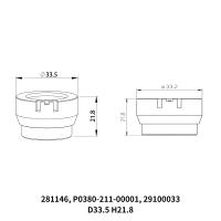 China Precitec Original 1064nm Fiber Laser Ceramic Nozzle Holder New ProCutter LightCutter Laser Cutting Heads Model PT348-1051 for sale