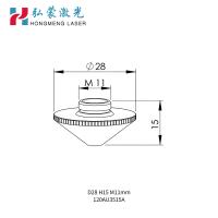 China For RayTools Original New Laser Cutting Nozzles 120AU3515A 120AU3615A for BM114 BM115 Laser Cutting Head for sale