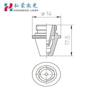 China Centricut MZ346-0002X Laser Cutting Nozzle New Equipment Part for Mazak Laser Machines for sale