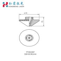 China Centricut Nozzle PT358-0007/0015CP New Condition Fiber Laser Cutting Equipment Parts for Precitec for sale