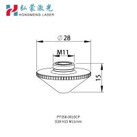 China Centricut Nozzle PT358-0007/0015CP New Condition Fiber Laser Cutting Equipment Parts for Precitec for sale