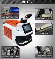 China 2024 HOT Sell Mini YAG 200W  Laser Jewelry Welding Machine with CCD Microscope for Chain Ring Pendant and Jewelry Gold Silver for sale