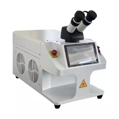 China 100W Mini Desktop Yag CCD Dental Gold Silver Platinum Jewelry Spot Welder Industrial Fiber Laser Welding Machine Soldering for sale