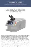 China 100W Mini Desktop Yag CCD Dental Gold Silver Platinum Jewelry Spot Welder Industrial Fiber Laser Welding Machine Soldering for sale