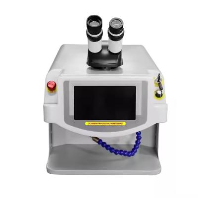 China 200W Handheld White Desktop Jewelry Laser Welder Mitsubishi 100-200W Output 0.1-10ms Air Cooling New 2 Years Warranty for sale