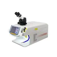 China 200W Handheld White Desktop Jewelry Laser Welder Mitsubishi 100-200W Output 0.1-10ms Air Cooling New 2 Years Warranty for sale