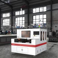 China 80W CO2 Picosecond Laser Glass Cutting Machine Gantry Type with Hiwin Guiderail Supports AI BMP PLT Graphics for Metal Cutting for sale