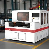 China 80W CO2 Picosecond Laser Glass Cutting Machine Gantry Type with Hiwin Guiderail Supports AI BMP PLT Graphics for Metal Cutting for sale