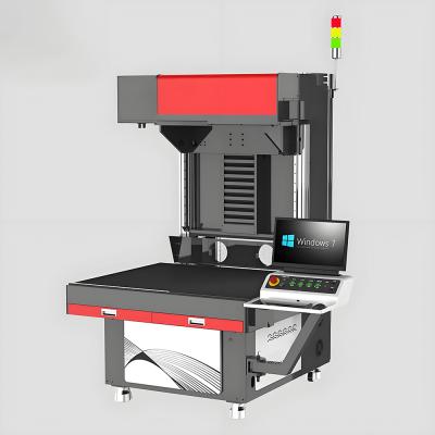 China Fast Speed SCM2000 Laser Cutting Machine 150w RF Tube Dynamic CO2 Laser Marker Supports AI BMP PLT Formats Gantry Type for sale