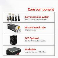 China Fast Speed SCM2000 Laser Cutting Machine 150w RF Tube Dynamic CO2 Laser Marker Supports AI BMP PLT Formats Gantry Type for sale