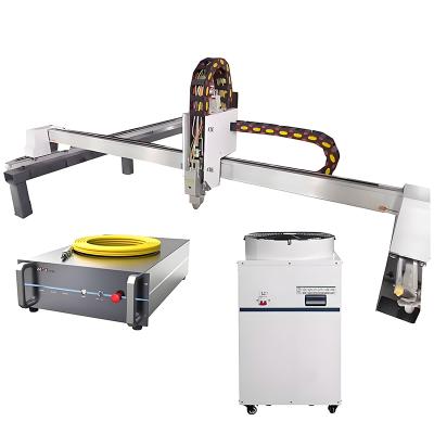 China Customizable 1500W Small Fiber Laser Cutting Machine Simple Applicable for Metal Sheet Water Cooling-for Small Businesses for sale