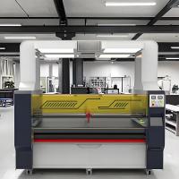 China High-Speed CNC CO2 Laser Cutting Machine for Fabric Textile 1610/1810 for T-Shirts Sportswear Clothing Supports AI for Rubber for sale
