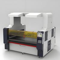 China High-Speed CNC CO2 Laser Cutting Machine for Fabric Textile 1610/1810 for T-Shirts Sportswear Clothing Supports AI for Rubber for sale
