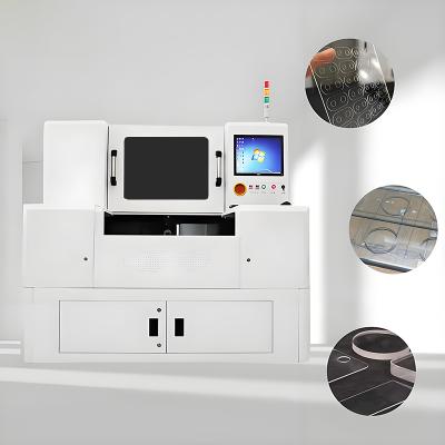 China Automatic Large Size Glass Laser Cutting Machine Hiwin Picosecond Infrared for Tempered Laminated Car Mobile Glass AI BMP PLT for sale