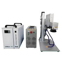 China 120W Fiber Laser Machine New for Glass Cutting Drilling Marking Sanding Engraving Paint Removing DXF 0-10mm Thick 0-150mm Dia for sale