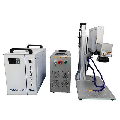 China 120W Fiber Laser Machine New for Glass Cutting Drilling Marking Sanding Engraving Paint Removing DXF 0-10mm Thick 0-150mm Dia for sale