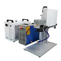 China 120W Fiber Laser Machine New for Glass Cutting Drilling Marking Sanding Engraving Paint Removing DXF 0-10mm Thick 0-150mm Dia for sale