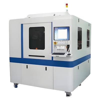 China Automatic Large Size Glass Laser Cutting Machine Fast Picosecond Infrared Raycus Source New Condition Supports AI Cypcut Thk for sale