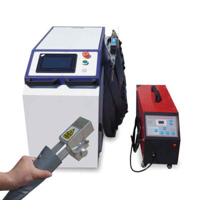 China Laser Cleaner 1000W 2000W 1500W Lazer Rust Removal Cleaning Machine for sale