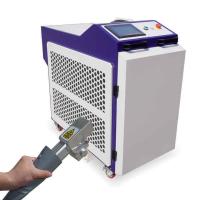 China Laser Cleaner 1000W 2000W 1500W Lazer Rust Removal Cleaning Machine for sale
