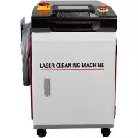 China Portable CW 1500W Wood Stone Metal Removal Rust Fiber Laser Cleaning Machine for Cleaning Welds for sale