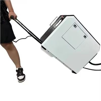 China Hot Sale 100w 200w 300W Handheld Raycus Max IPG JPT Metal Steel Iron Fiber Laser Cleaner Rust Removal Paint Cleaning Machines for sale