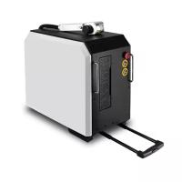 China Hot Sale 100w 200w 300W Handheld Raycus Max IPG JPT Metal Steel Iron Fiber Laser Cleaner Rust Removal Paint Cleaning Machines for sale