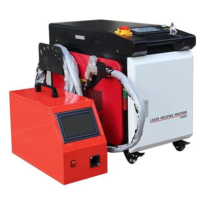 China Portable CW 1500W Wood Stone Metal Removal Rust Fiber Laser Cleaning Machine for Cleaning Welds for sale