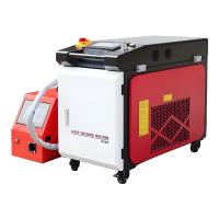 China Portable CW 1500W Wood Stone Metal Removal Rust Fiber Laser Cleaning Machine for Cleaning Welds for sale