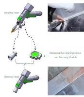 China Portable 50W 100W 200W 300W Handheld Pulse Laser Cleaning Machine for Rust of Wood Paint for sale
