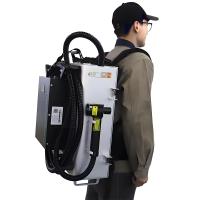 China Hot Sale Air Cooling 100w 200w 300w Fiber Laser Handheld Pulse Cleaning Machine for Metal and Non Metal for sale