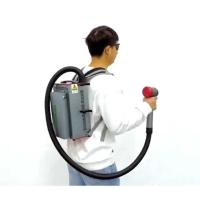 China JPT 3000W Mopa Fiber Laser Cleaner Backpack Pulse Machine 50W Rust Removal Stainless Steel 200W Power Water for Aluminum PVC for sale