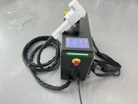 China Portable Fiber Laser Cleaning Machine Backpack Design for Rust Paint Oil Removal Air Cooling-Good Price Stainless Steel UPVC PVC for sale